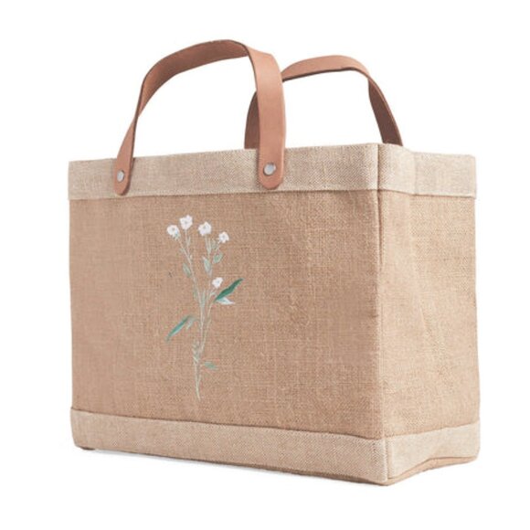 Apolis | Bags | Apolis Global Citizen Burlap Tote Jute Cottagecore ...